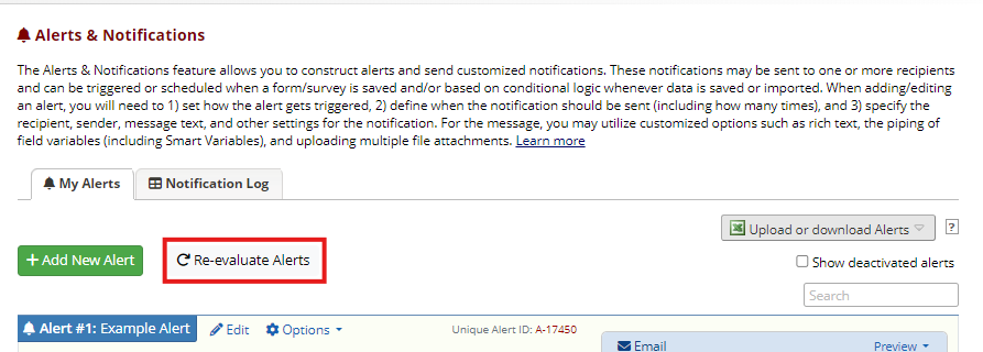Alerts & Notifications – UCD REDCap Help Center