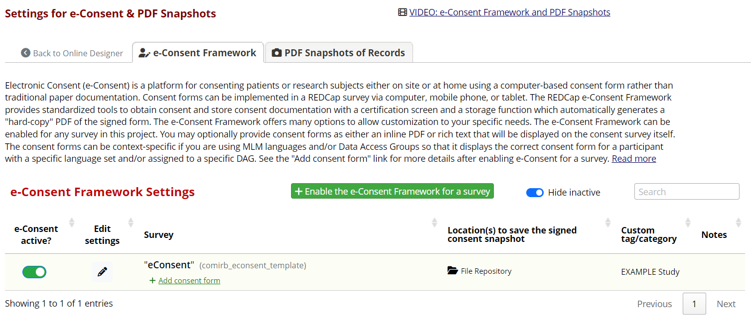e-Consent Framework – UCD REDCap Help Center