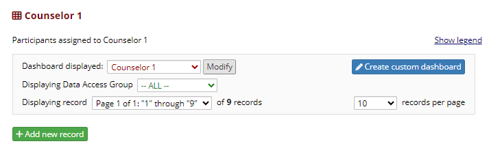 Record Status Dashboards – UCD REDCap Help Center