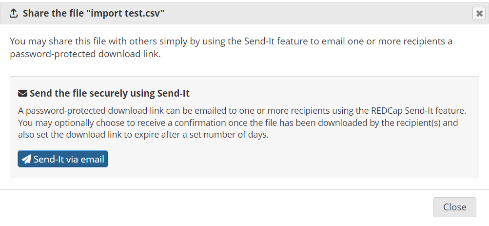 File Repository – UCD REDCap Help Center