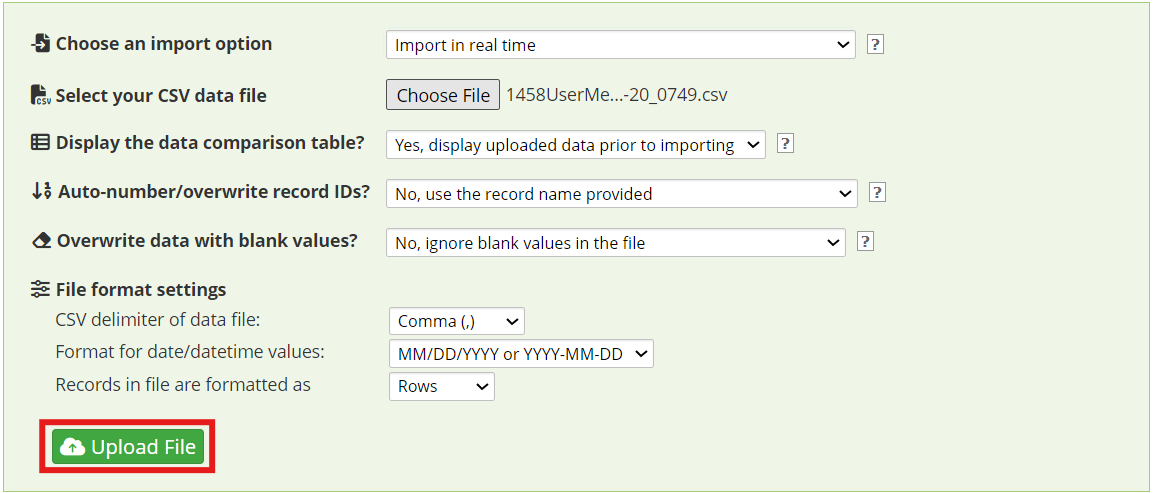 Data Import Tool – UCD REDCap Help Center