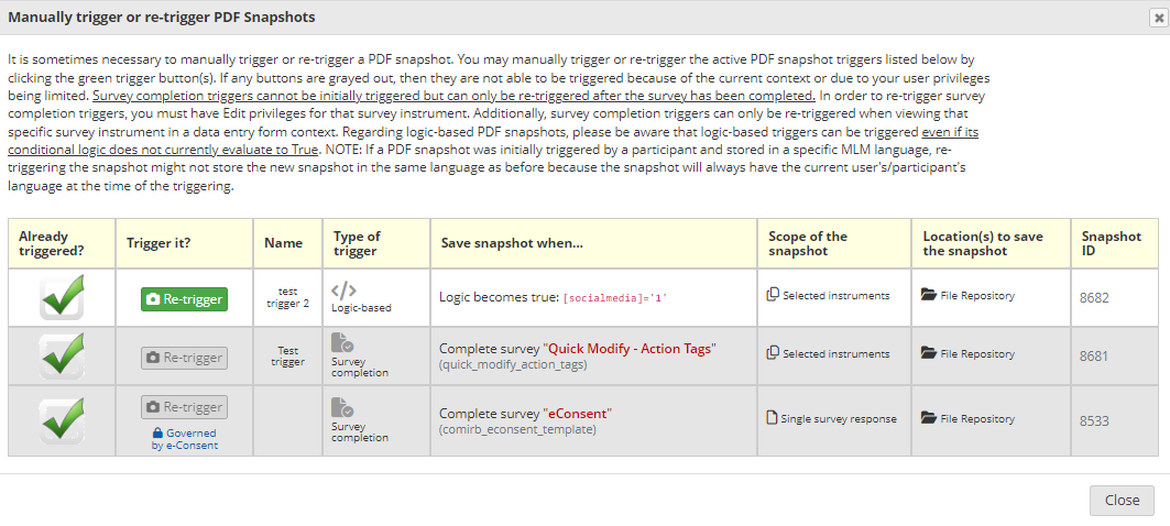 PDF Snapshots – UCD REDCap Help Center