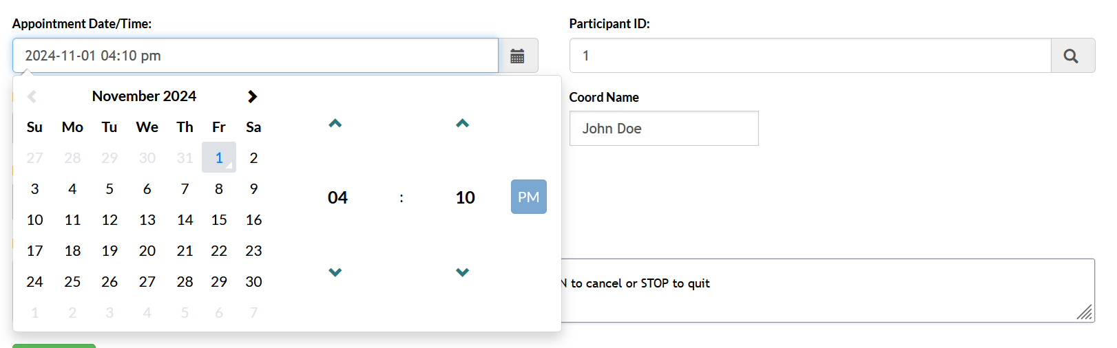 Scheduling Appointment Reminders – UCD REDCap Help Center