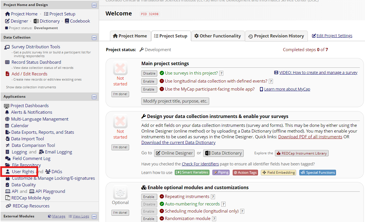 How Do I Add Users To My Project Ucd Redcap Help Center